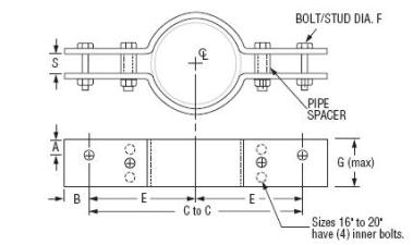 40 Riser Clamp - Standard | CDS