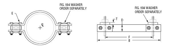 594 Socket Clamp Washer for Fig 595 | CDS