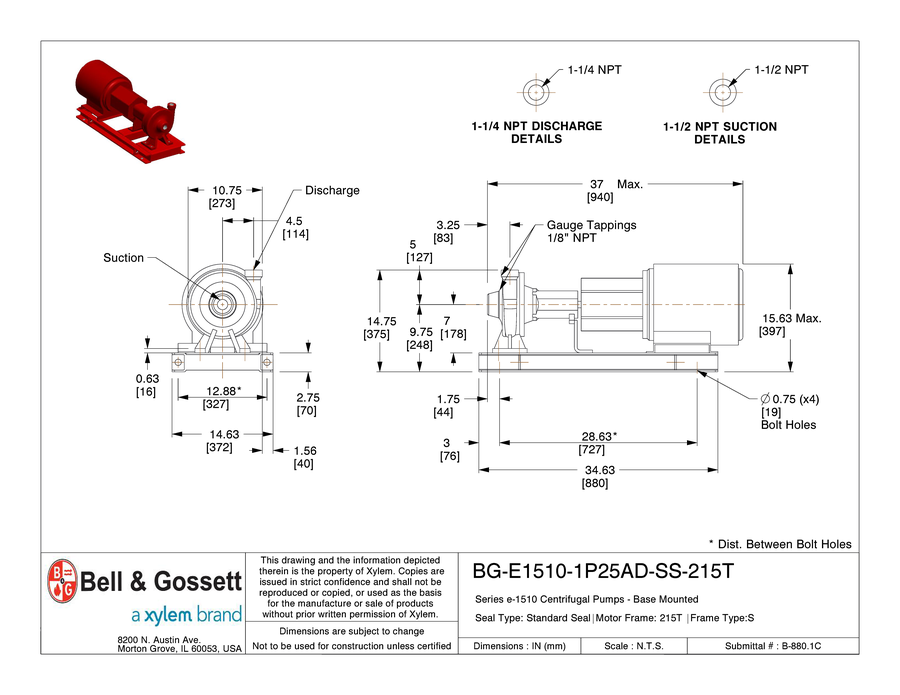 Centrifugal Cad Front View