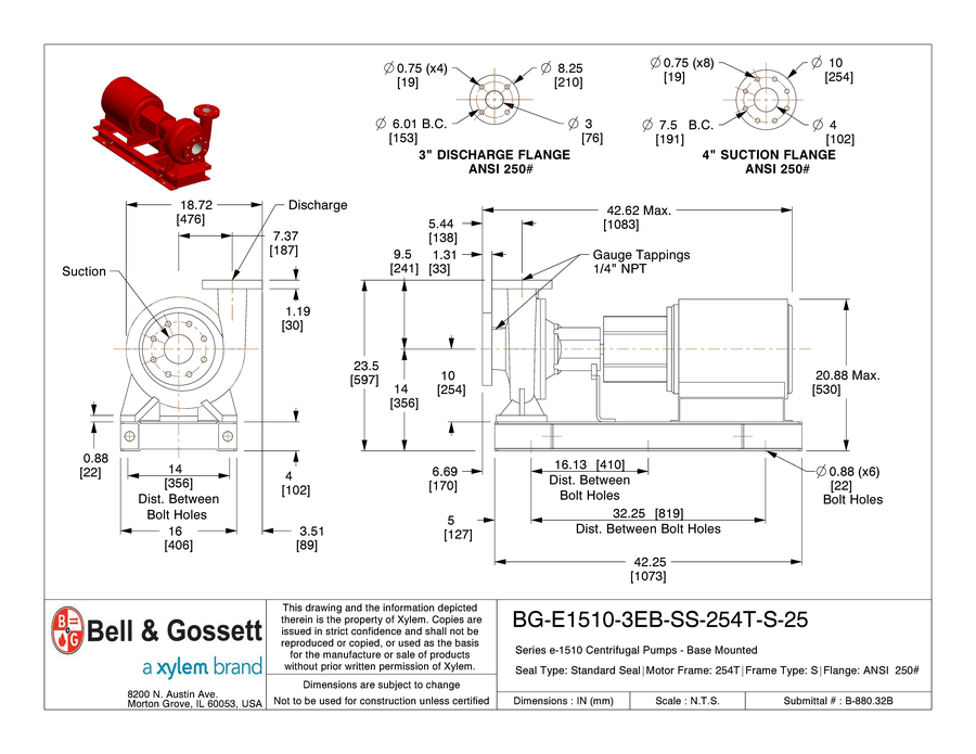 Catalog - Product BG-E1510-3EB-SS-254T-S-25