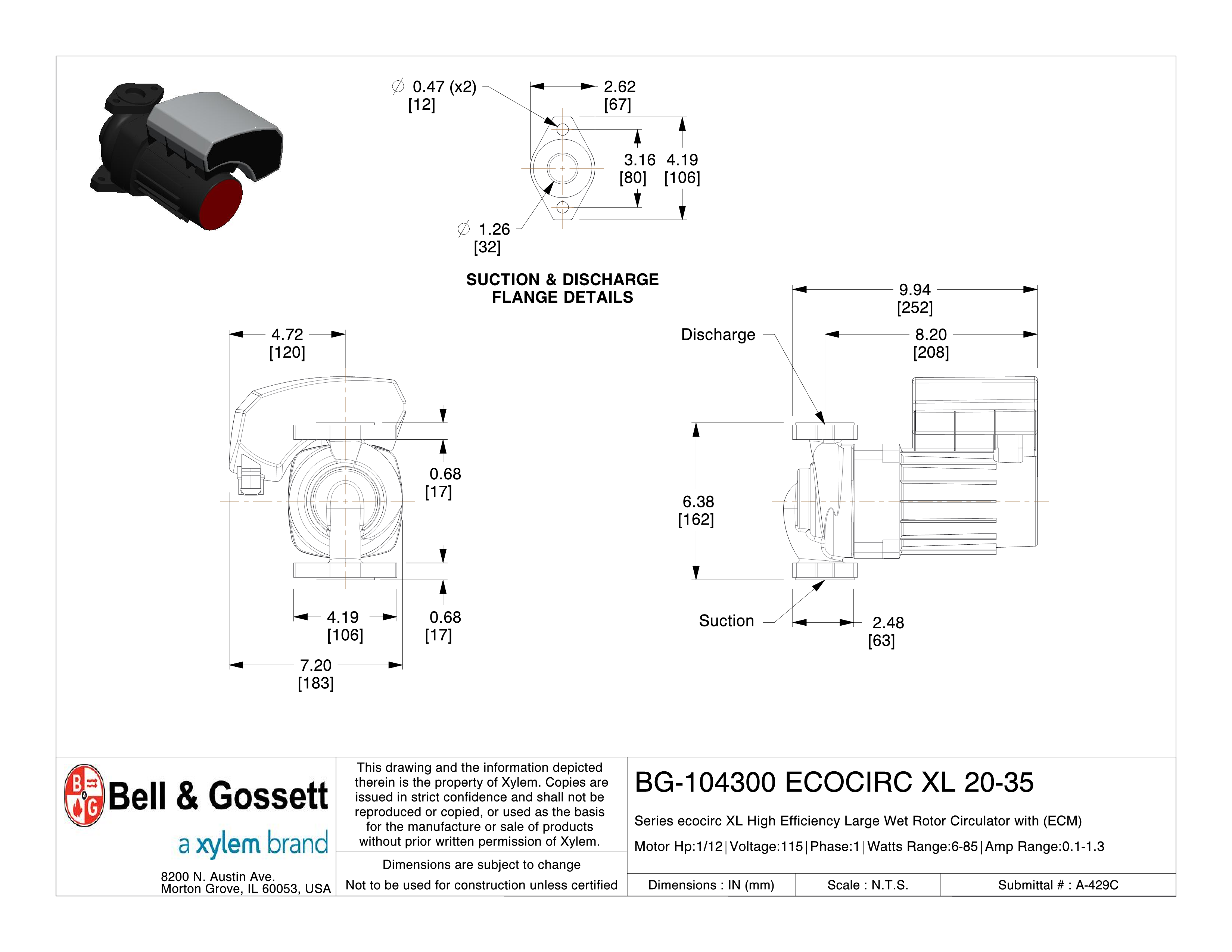 Catalog - Product BG-104300 ECOCIRC XL 20-35