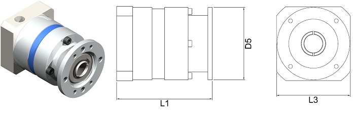 EPL-H-064-005H Inline Planetary Gearbox