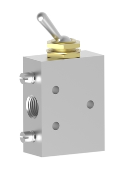 Detented Lever Operated Pneumatic Valve | E41V