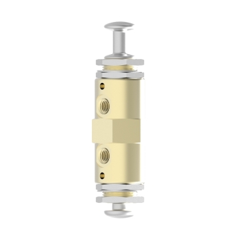 TAC Small 4 way Push Button Valve | 4PPPPX