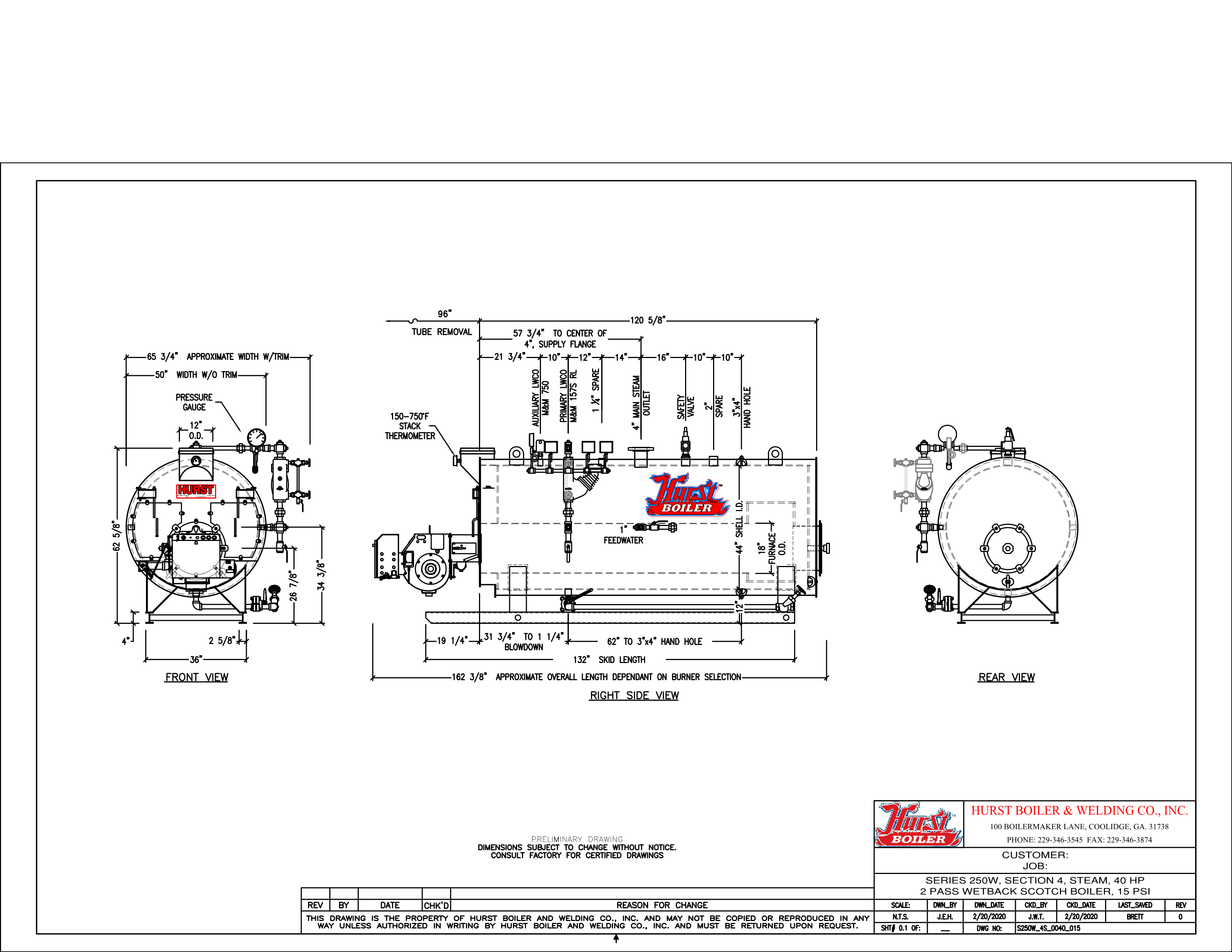 S250W-4S-0040-015 | Hurst Boiler