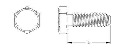 M10X16MM USL-INHX-MS-SS-IFI Indented Hex Head - PENCOM