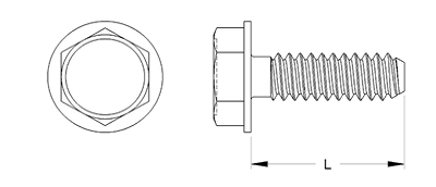 2-56X3/4 USL-INHX-WA-MS-SS Indented Hex Washer Head - PENCOM