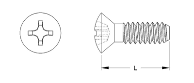 M1.6X3MM PH-OVAL-MS-STL-Z-BLK-ISO7047 Oval Head - PENCOM