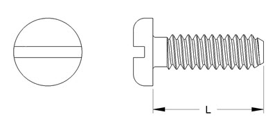 M4X12MM SL-PN-MS-STL-Z-BLK-ISO1580 | PENCOM