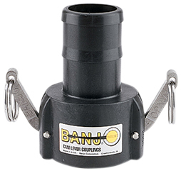 Q-D SHNK CPLR EL 1.5"ID PP WHT - 1337.615