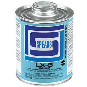 LX5C-030 Spears Manufacturing PVC Cement | RHFS