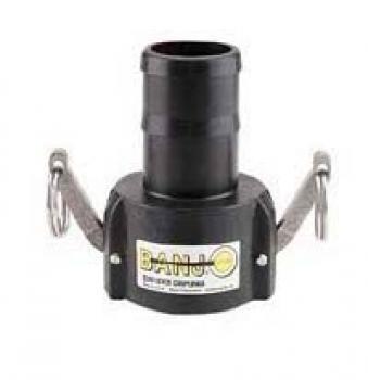 Q-D SHNK CPLR 1/2"ID PP BLK - 1306.005