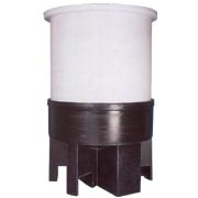 55 GAL CONE BTM TANK W/STAND PE - 7338.011