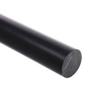 PP RND BAR 1.5" BLK - 1651.048