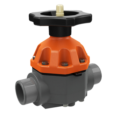4" PVC/EPDM Diaphragm Valve Flanged | Simtech